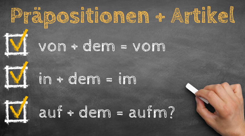 List: Preposition + Article Contractions | German Grammar Explained Easily