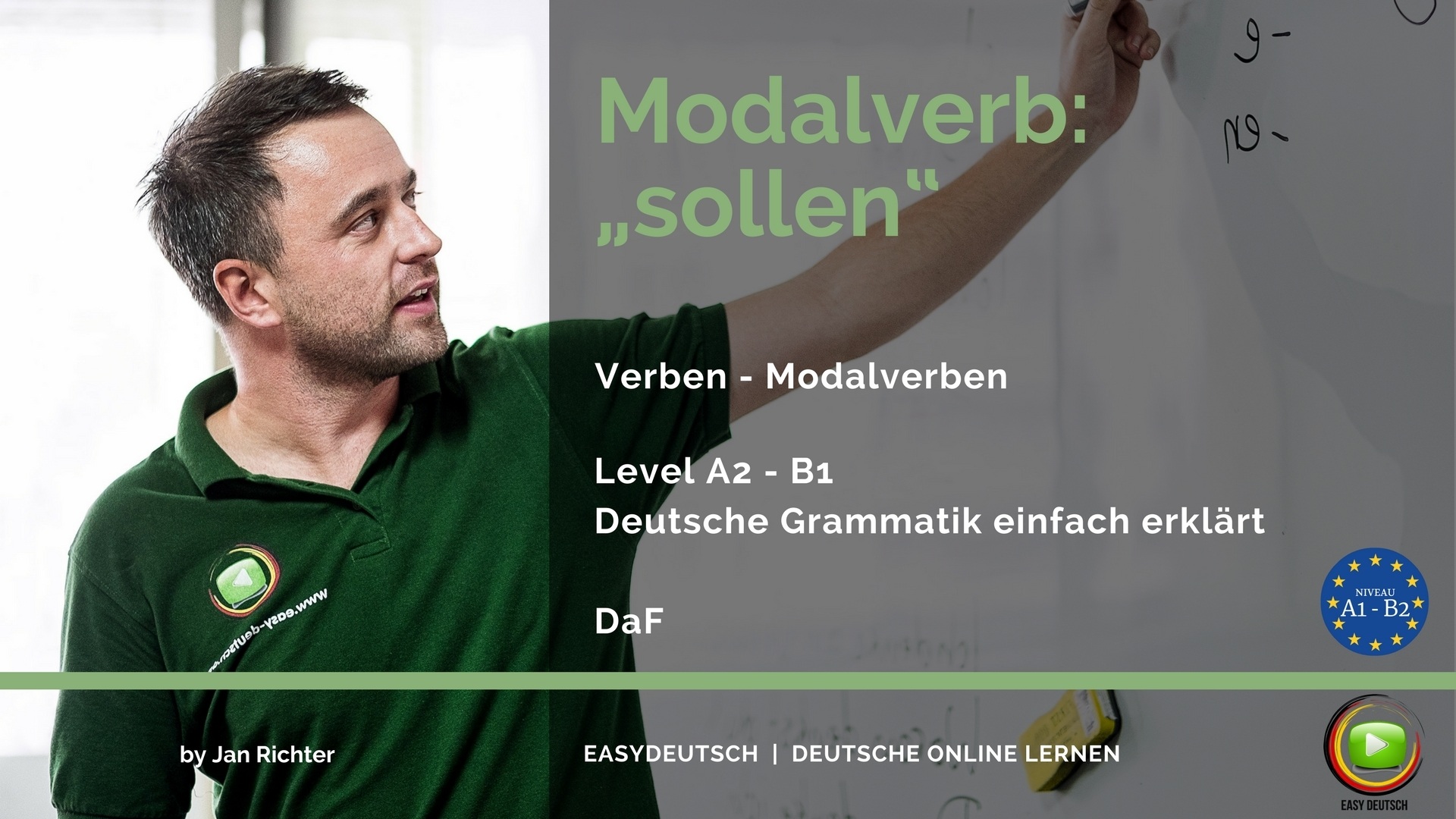 Modal Verb „sollen“ | German Grammar | Simple Explanations